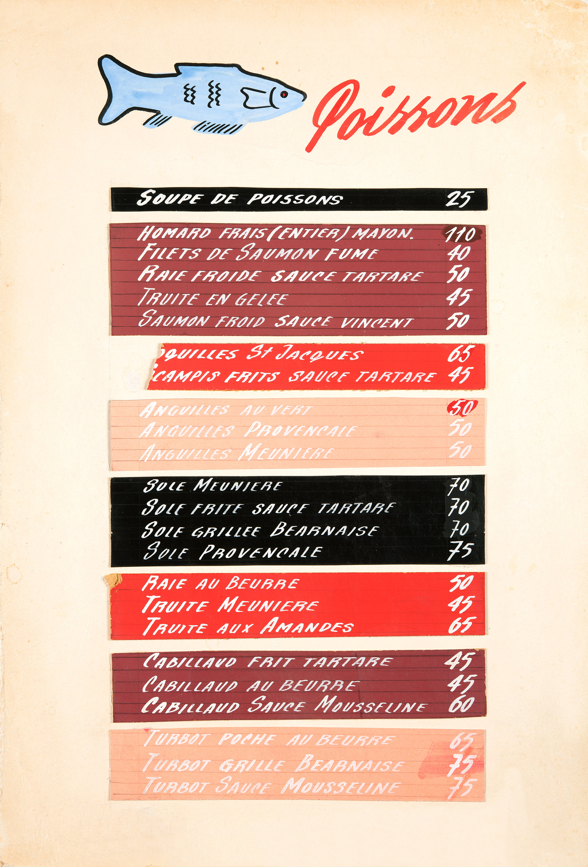 The menu - Chez Léon : Chez Léon