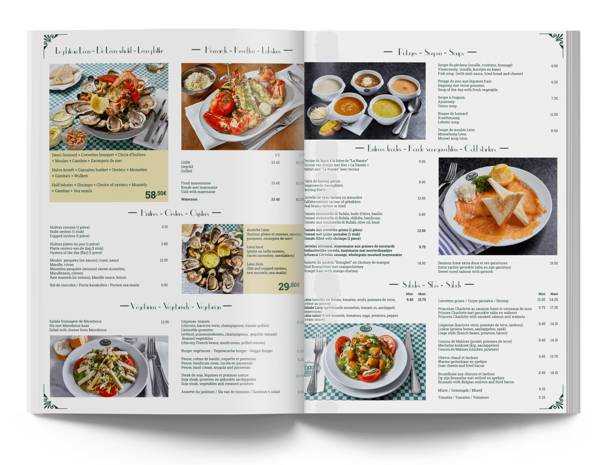 The menu - Chez Léon : Chez Léon